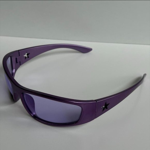 Accessories | Y2k 200s Purple Sporty Cute Sunglasses | Poshmark